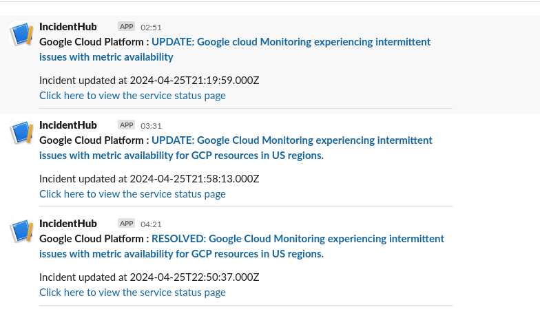 IncidentHub - The early warning system for all your third-party cloud and SaaS providers
